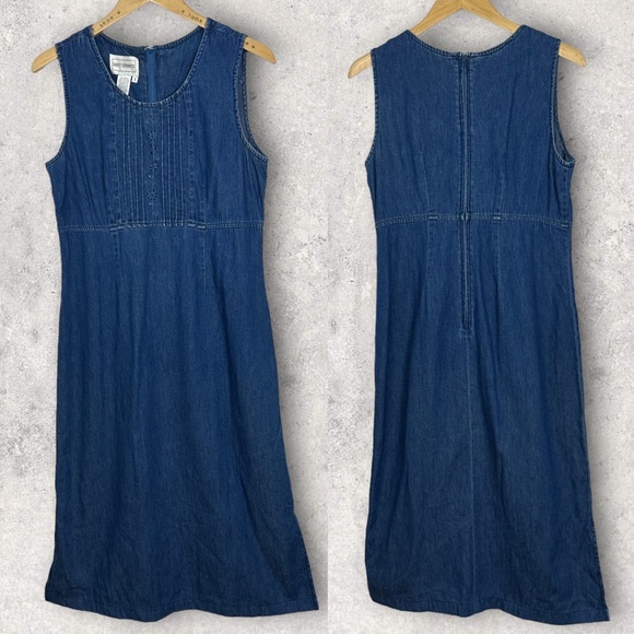 karin stevens | Dresses | Vintage Karin Stevens Denim Maxi Dress ...